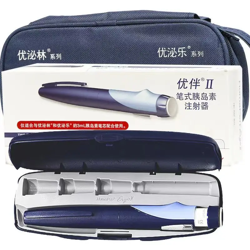 Portable-Lilly-Huma-lancing-Pen-Ergo-2-syringe-Insulin-lancet-Pen-for ...