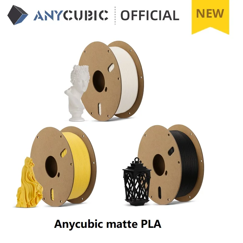 ANYCUBIC Matte PLA 3D Printer Filament 1.75mm 1kg/Roll PLA Filament 3D ...