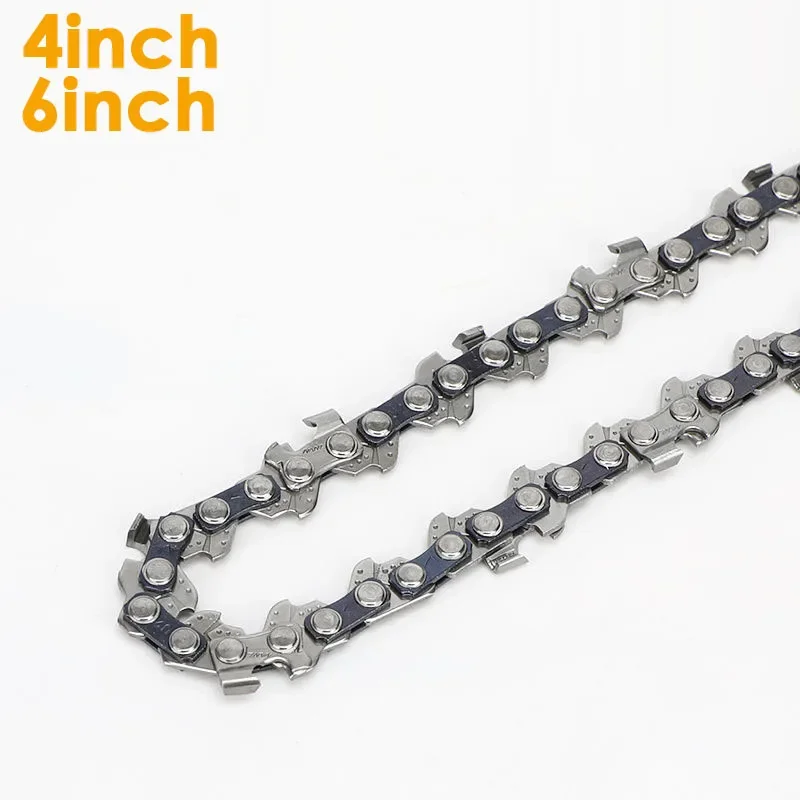 4/6 Inch Chain for Chainsaws Accessories Chains Replacement Steel Mini ...