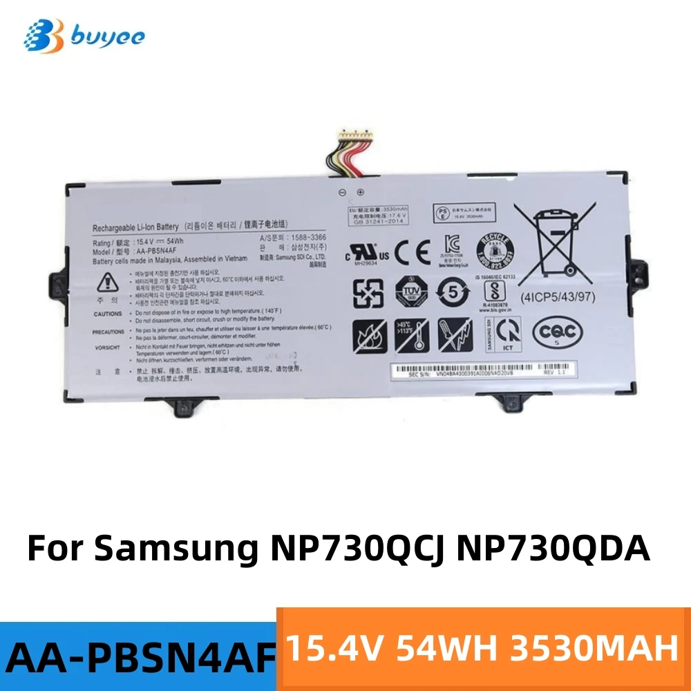 AA-PBSN4AF Genuine Laptop Batteries For Samsung Galaxy Book NP730QCJ ...