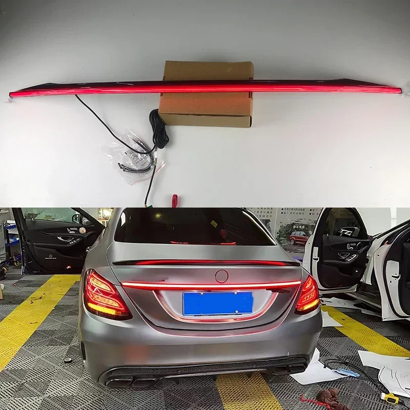 Led Through tail light width light For benz E class W213 2016-2020 ...