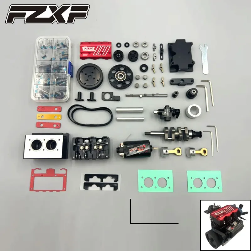 TOYAN-Inline-2-Cylinder-Nitro-Engine-Model-7CC-4-Stroke-Air-Cooled ...