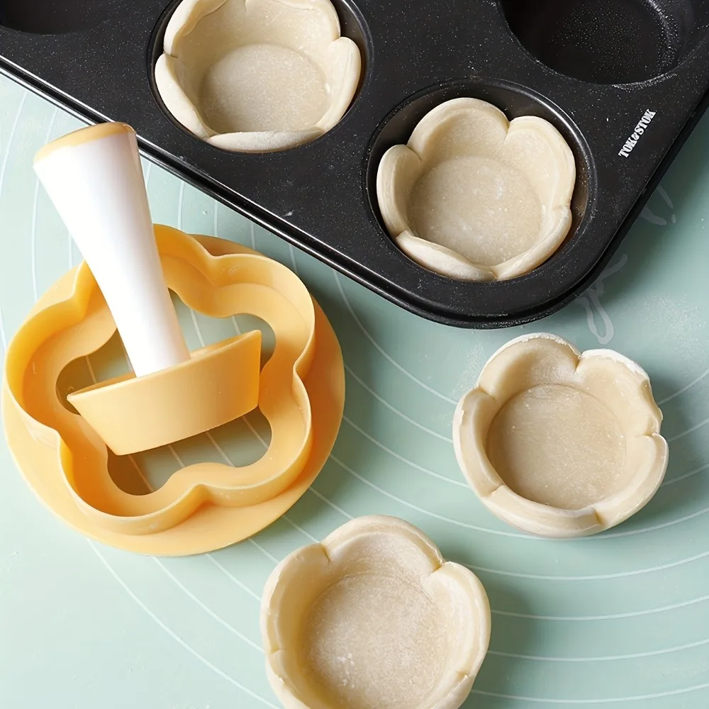 2pcs-Flower-Pastry-Cutter-And-Tart-Tamper-Set-Perfect-For-Baking-Tarts ...