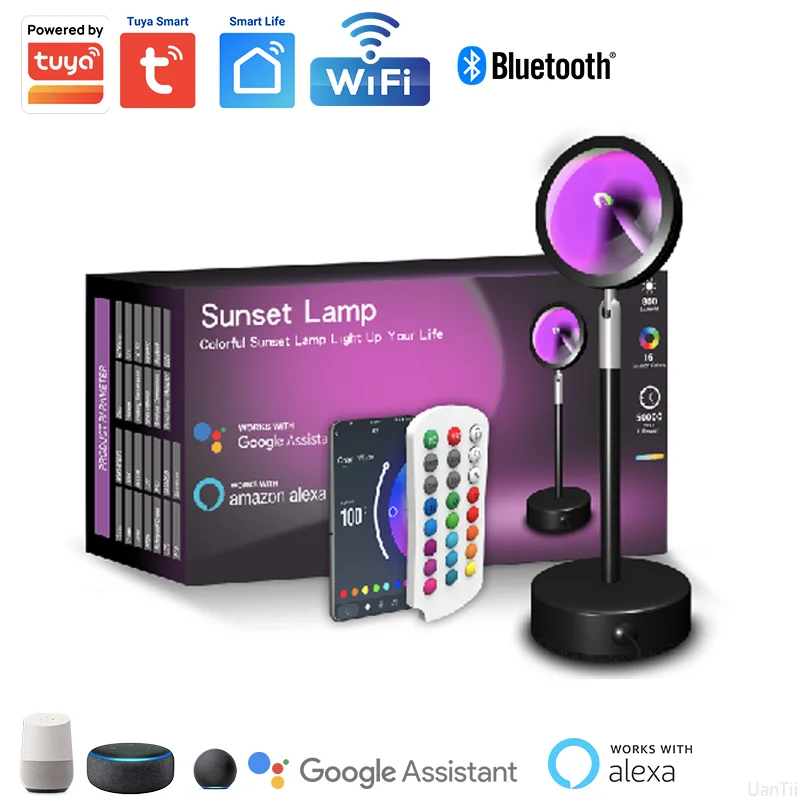 Tuya-Smart-Sunset-Lamp-Wireless-WIFI-Sunset-Projector-RGB-Rainbow ...