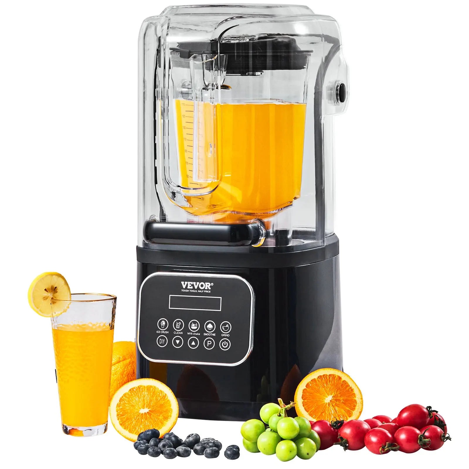 VEVOR-2L-Smoothie-Blender-Commercial-Grade-Food-Fruit-Processor ...