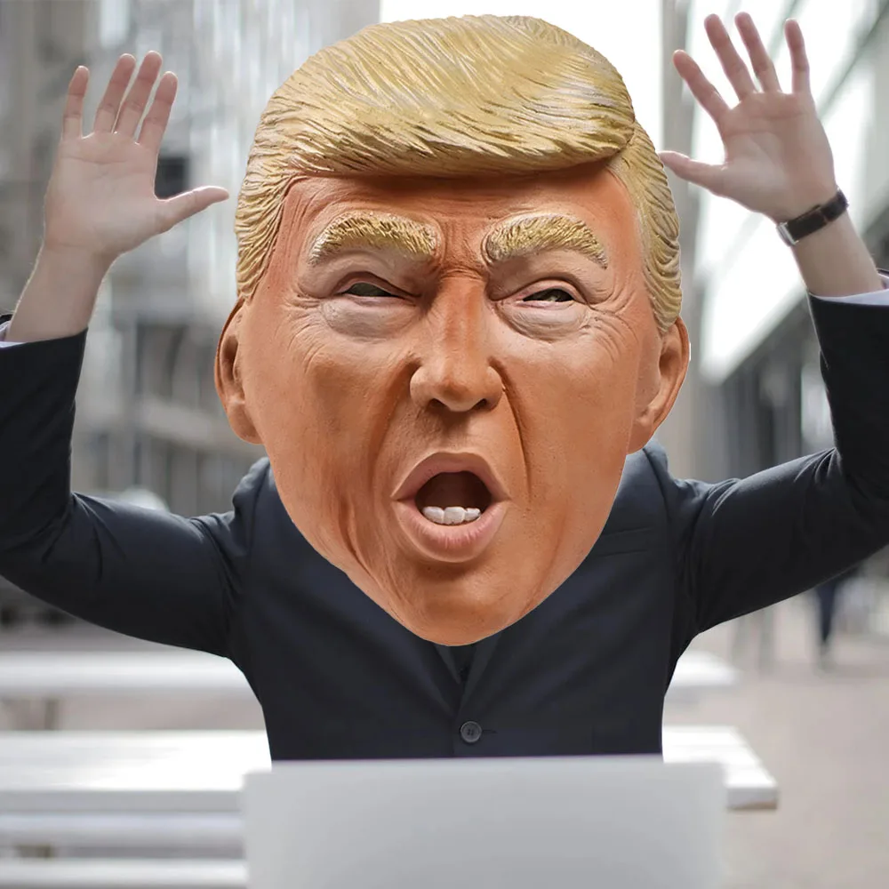 Trump-Mask-Cosplay-Funny-Trump-Face-Latex-Mascarillas-Helmet-Mascaras ...