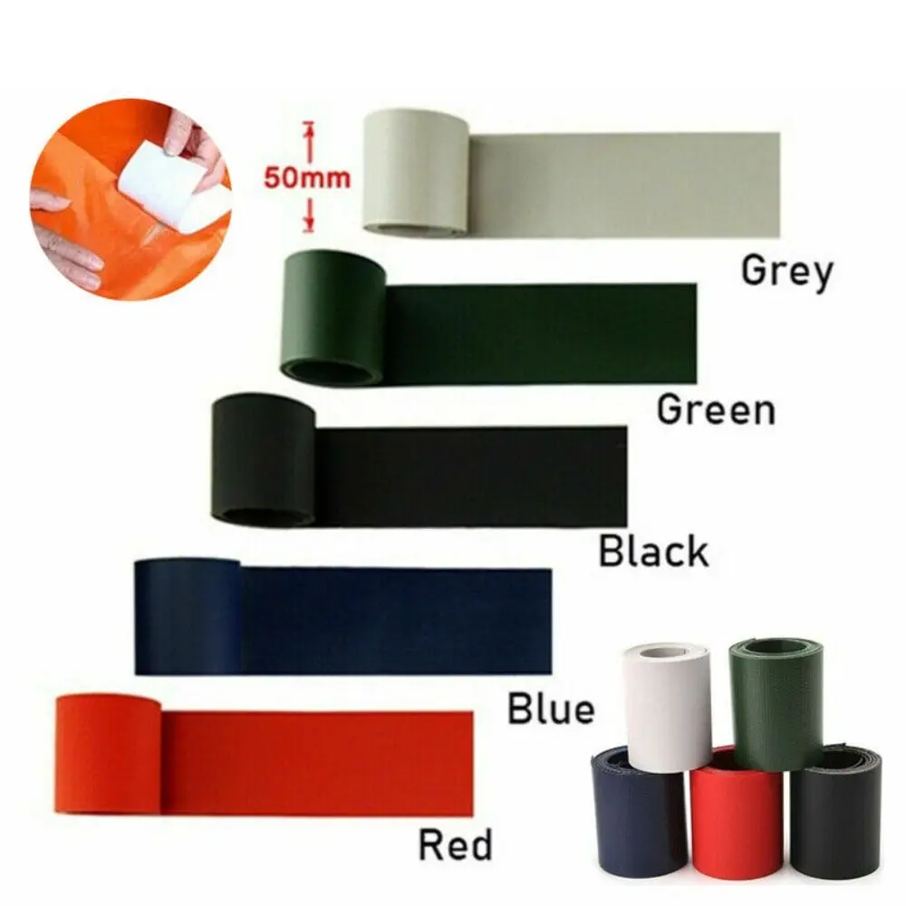 1-Rolls-PVC-Rubber-Repair-Patch-Without-Glue-Waterproof-Inflatable ...