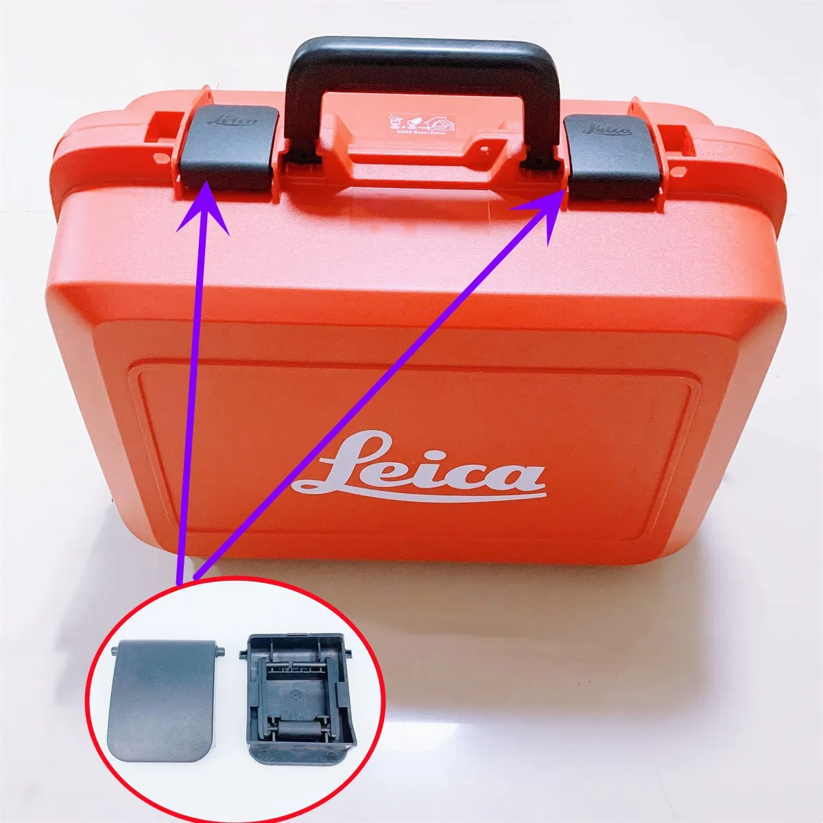 Leica total station instrument box buckle black buckle fixing buckle ...