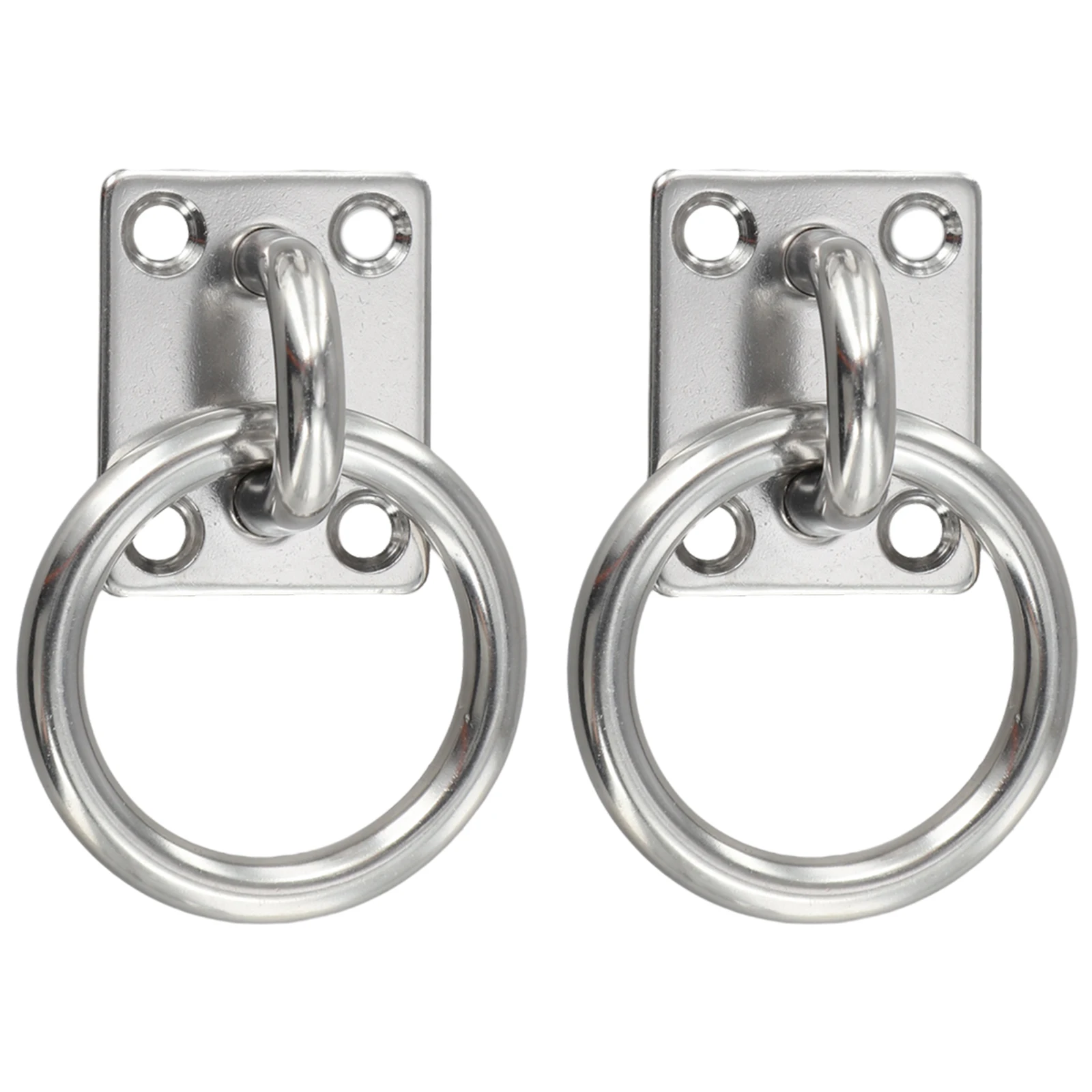 2pcs 304 Dring Deck M8 Tie Down Anchors Eye Plates With Rings And ...