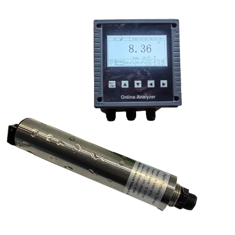 SS316-Turbidity-Analyzer-with-Self-cleaning-brush-Turbidity-TSS-Meter ...