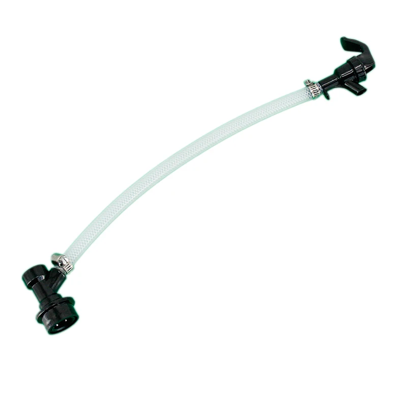 Corny Keg Ball Lock Sample Faucet 30cm Reinforced Silicone Hose ...