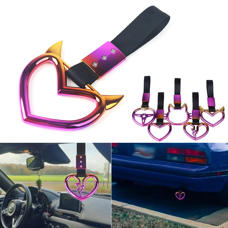 1PCS-New-JDM-Tsurikawa-Handle-Ring-Heart-Train-Bus-Hand-Strap-Styling ...