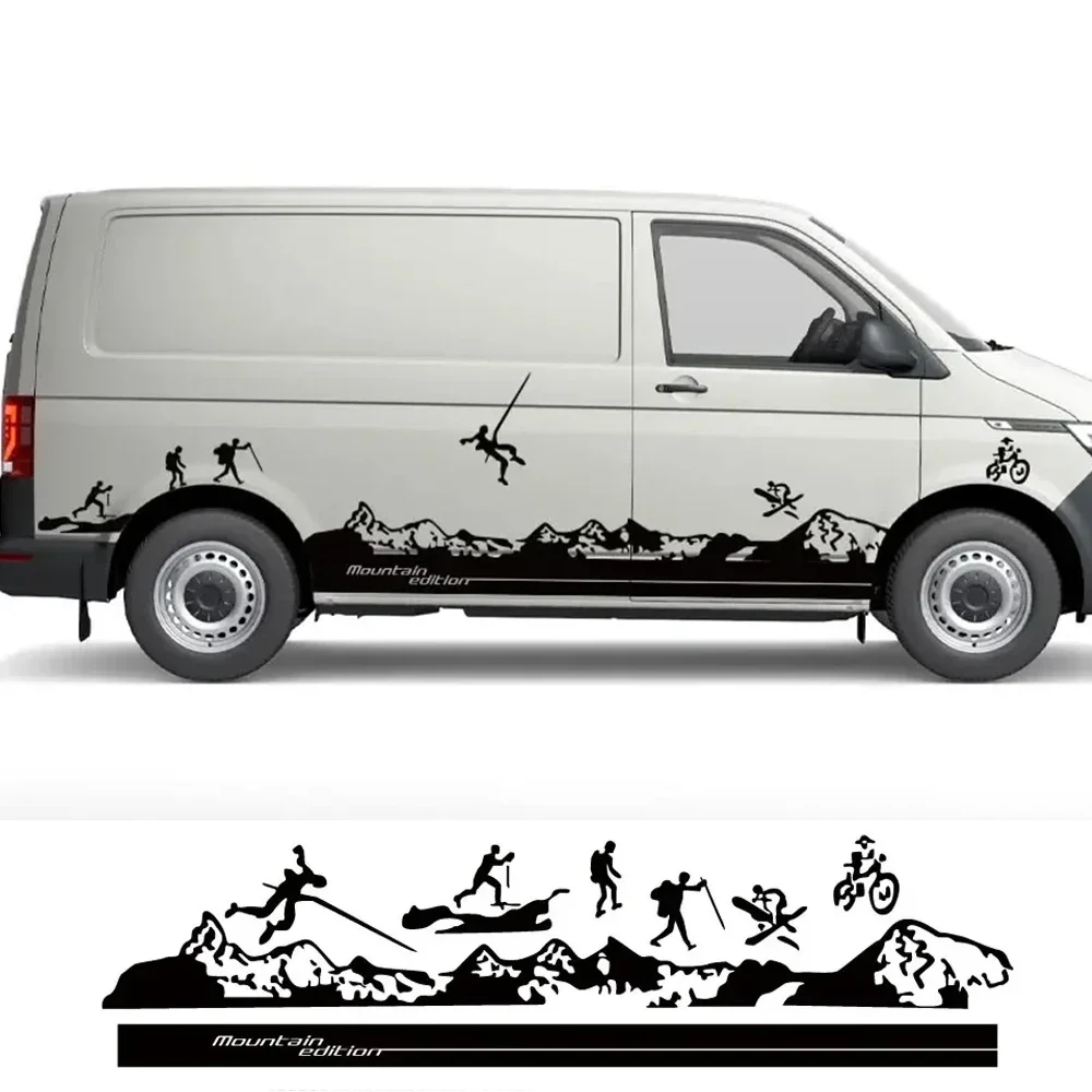 Car Body Side Stickers For Volkswagen VW Transporter T3 T4 T5 T6 ...