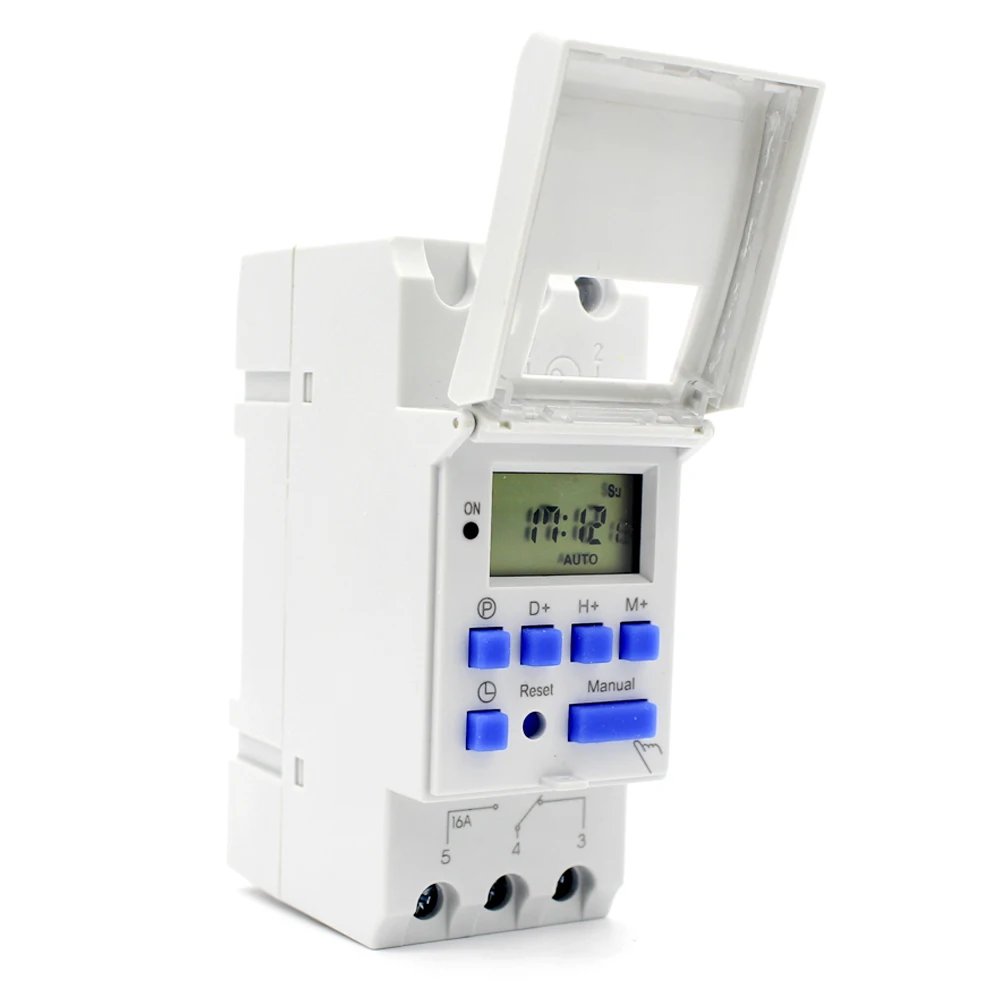ManHua Electronic Weekly 7 Days Programmable Digital TIME Relay Timer ...