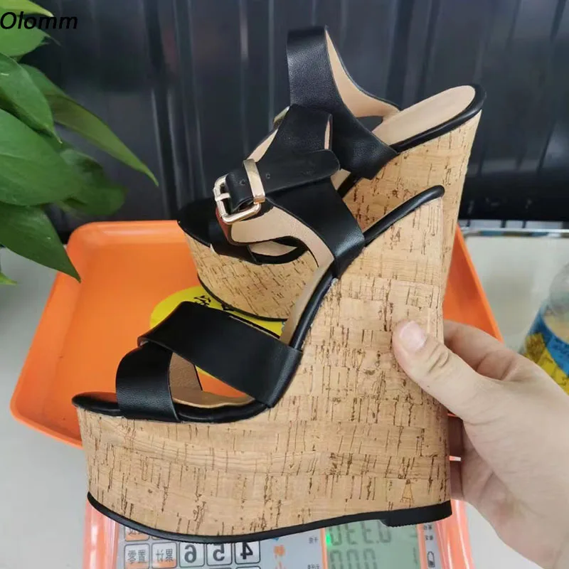 Olomm-sandalias-de-verano-para-mujer-zapatos-de-cu-a-con-hebilla-y ...