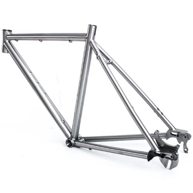 Titanium-Single-Speed-Gravel-Road-Bike-Frame-Belt-Drive-Disc-Brake ...