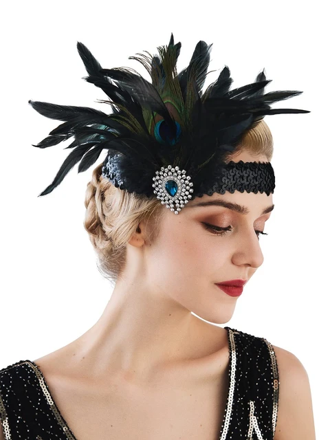 Diy 20s Feather Headband
