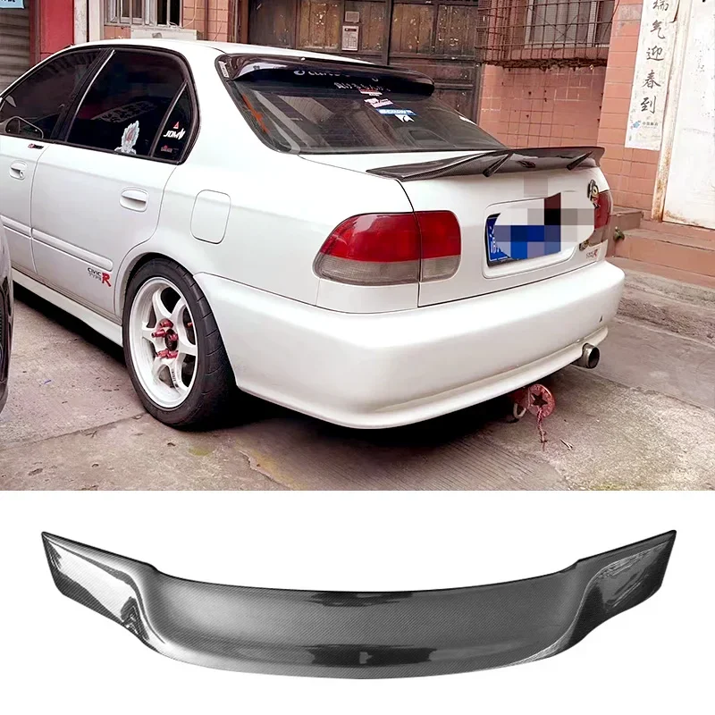 Carbon-Spoiler-for-Honda-Civic-6th-Generation-Tail-Fin-1998-To-2002 ...