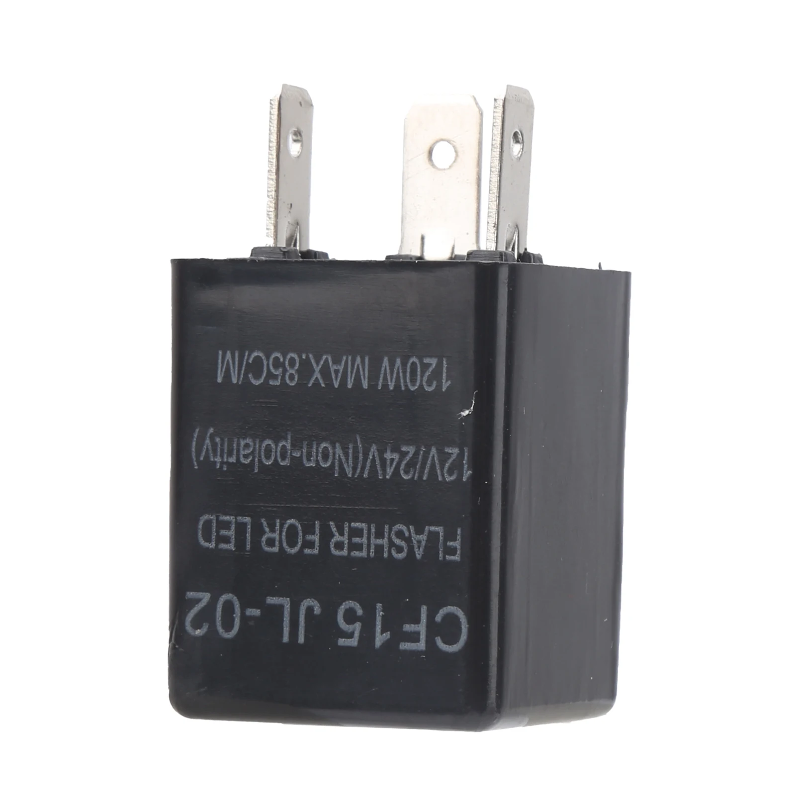 LED Flasher Relay Non-Polarity 12V 24V Universal ABS Normally Open ...