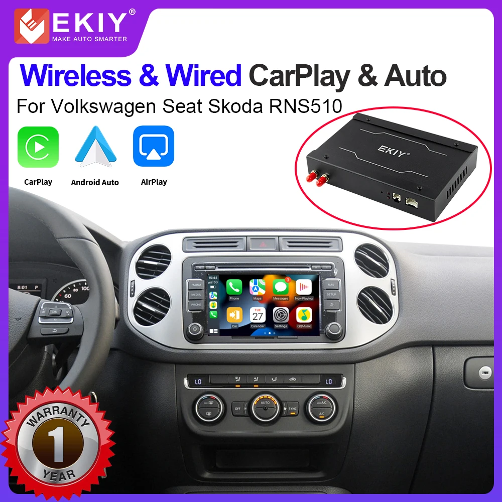 EKIY-Wireless-CarPlay-Android-Auto-Navigation-Map-For-VW-Volkswagen ...
