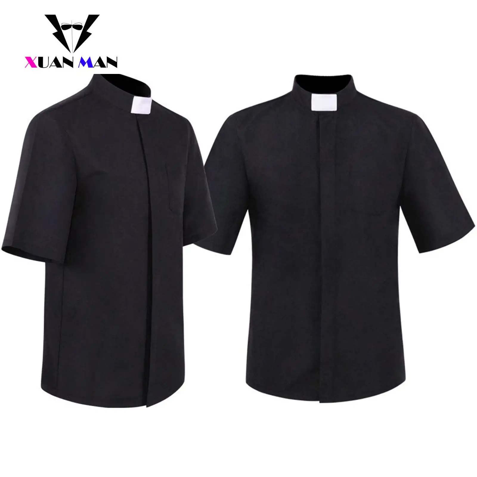 High-Quality-Missionary-Cosplay-Shirt-Priest-Cosplay-Tops-for-Man-Adult ...