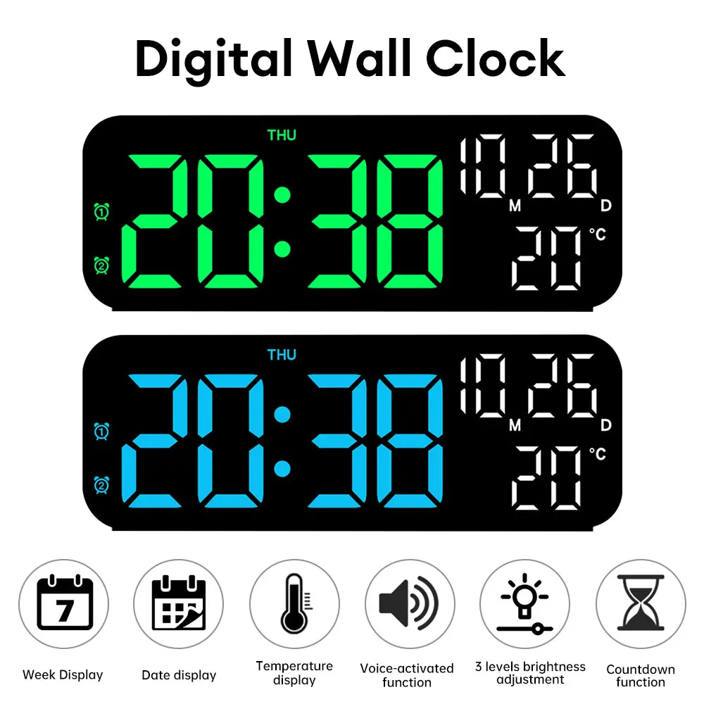 Large-Digital-Alarm-Clock-Temperature-Date-Week-Display-Night-Mode ...