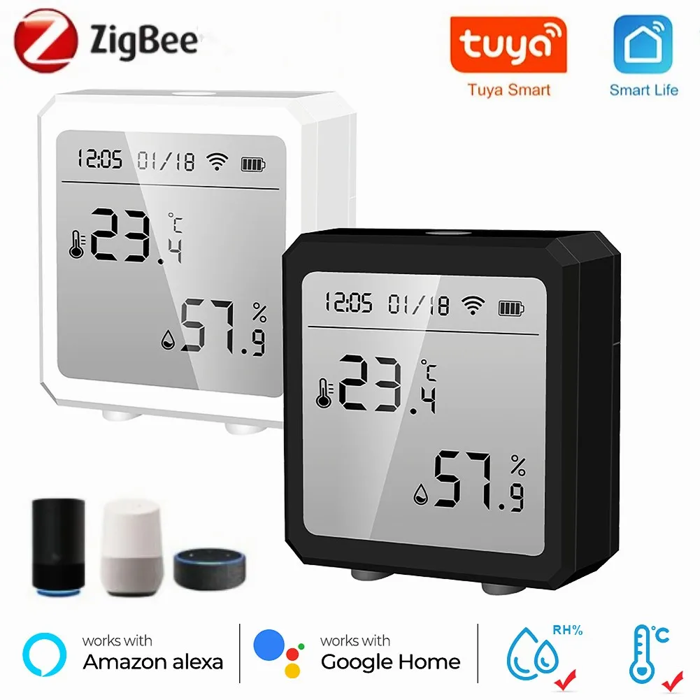Tuya-ZigBee-Temperature-Humidity-Sensor-LCD-Display-IR-Remote-Control ...