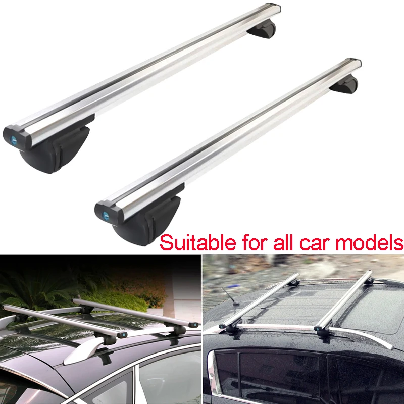 2PCS-120-130Cm-Universal-Car-Roof-Rack-Waterproof-Roof-basket-Storage ...