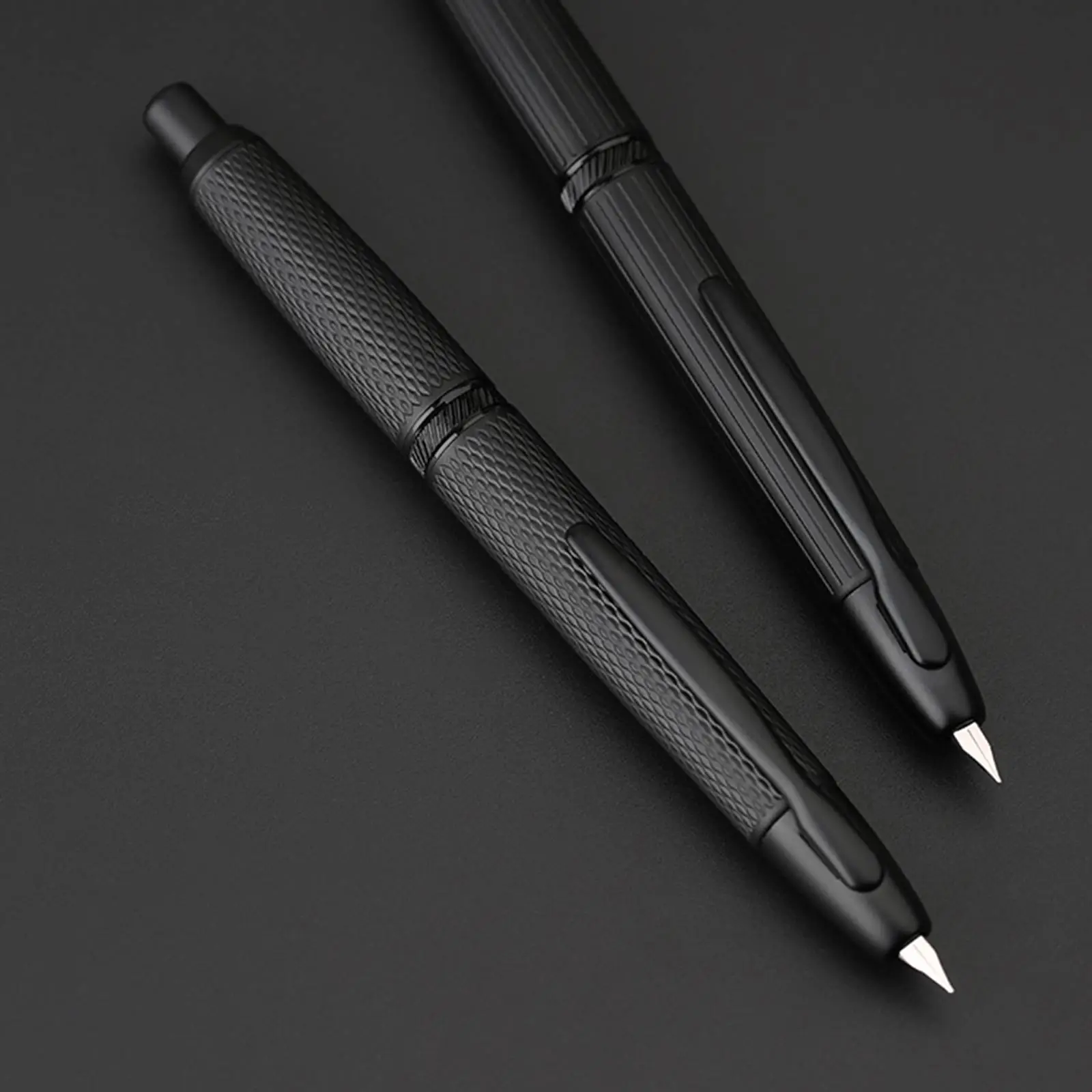 New-Majohn-A1-AK1-Metal-Press-fountain-pen-Fish-scale-pattern-design-EF ...