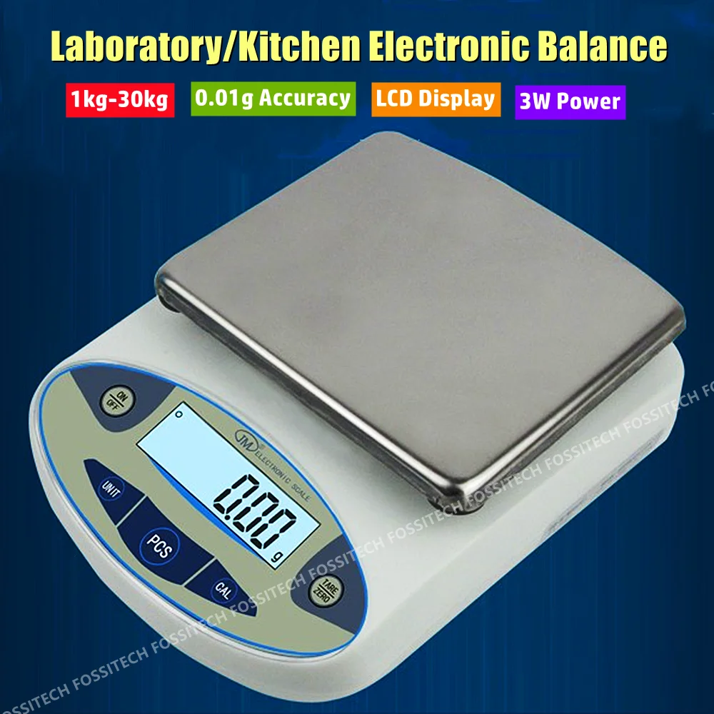 LCD Digital Laboratory 30kg Electronic Balance 0.01g High Accuracy ...