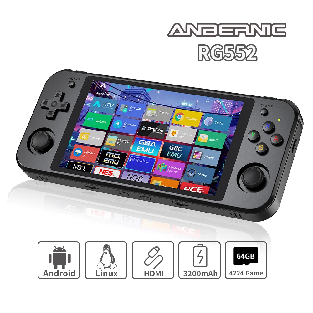 ANBERNIC-RG552-Handheld-Game-Console-5-36-IPS-Screen-Android-Linux-Dual ...