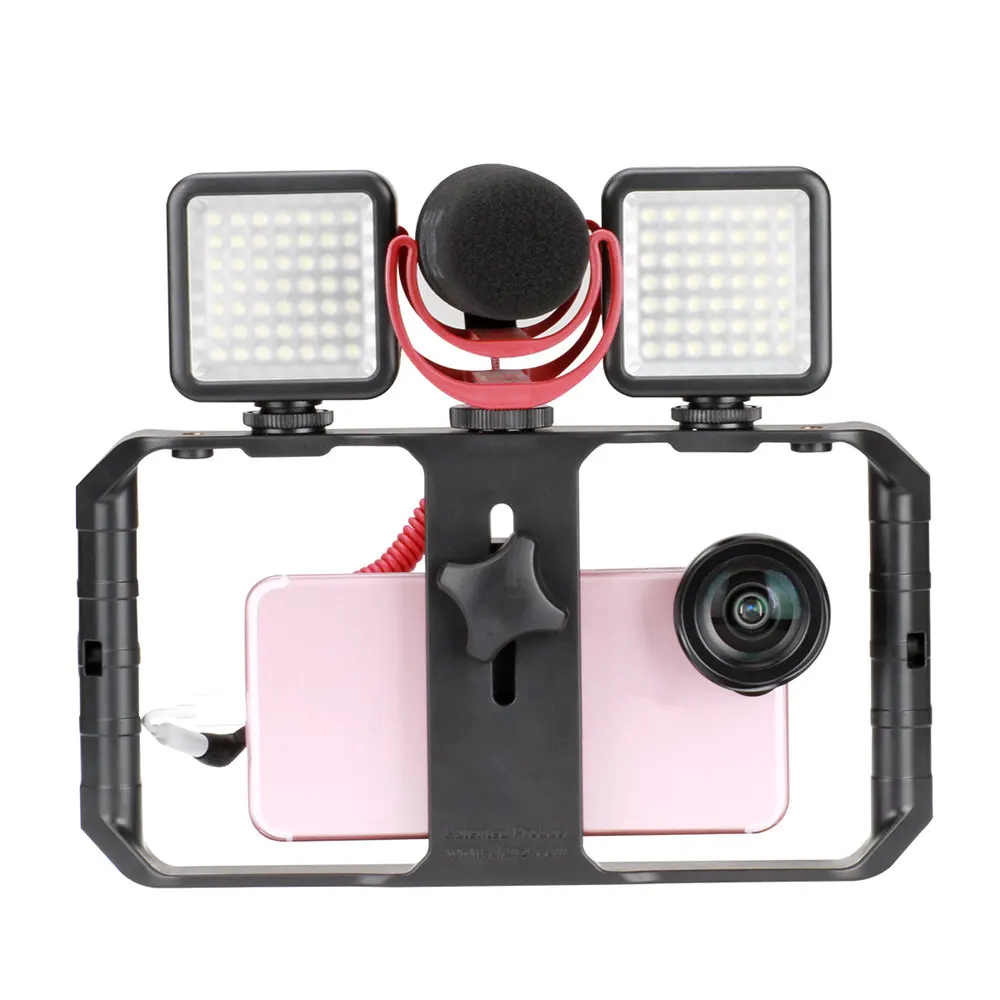 Uurig-U-Rig-Pro-Smartphone-Video-Rig-With-3-Mounts-Video-Recording-Cell ...