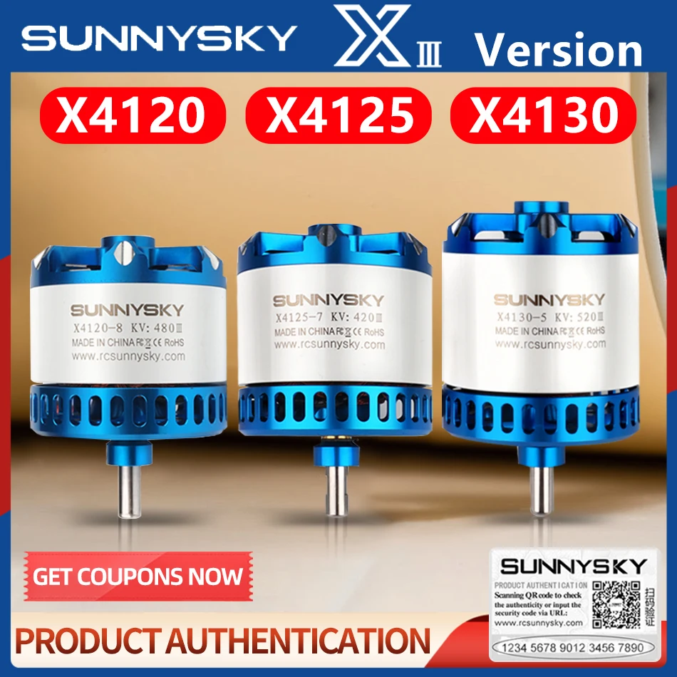 SUNNYSKY-X4120-III-X4125-III-X4130-III-550-515-440-465-480-520KV ...