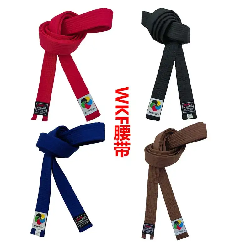 WKF-belt-World-Karate-Federation-belt-for-children-and-adults-red-blue ...