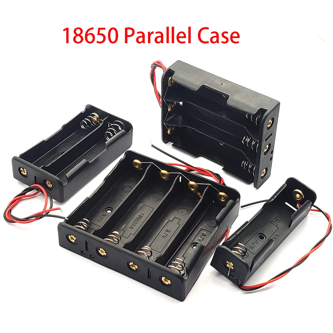 1X 2X 3X 4X 18650 Battery Holder 18650 Power Bank Cases Storage Box ...