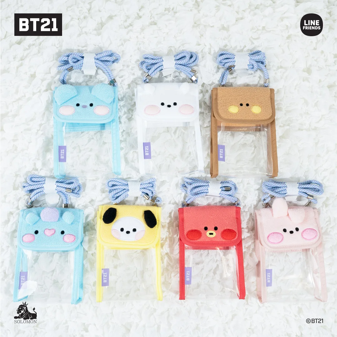 Bt21-Messenger-Bag-Kawaii-Pvc-Doll-Transparent-Child-Travel-Convenient ...
