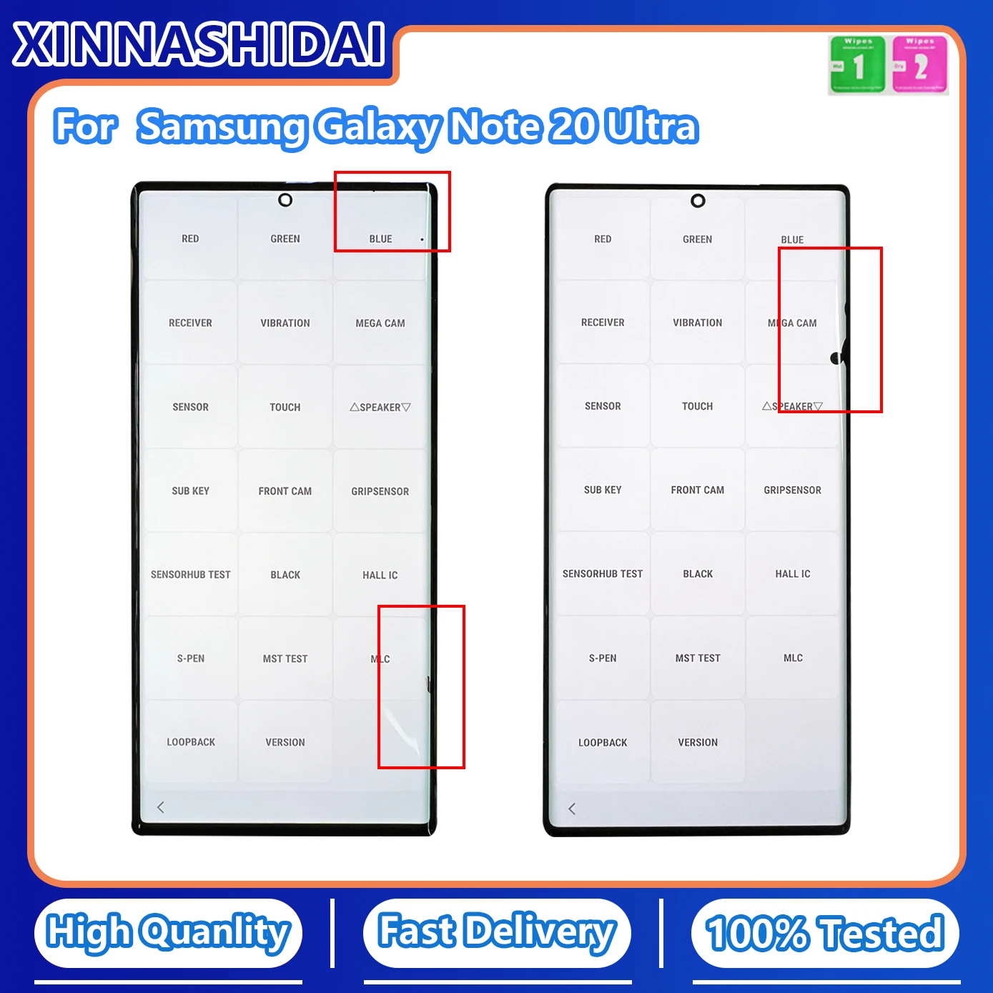 삼성 갤럭시 노트 20 울트라 N985F SM N985F/DS N986B 5G 디스플레이 터치 스크린 디지타이저 노트 20 ...