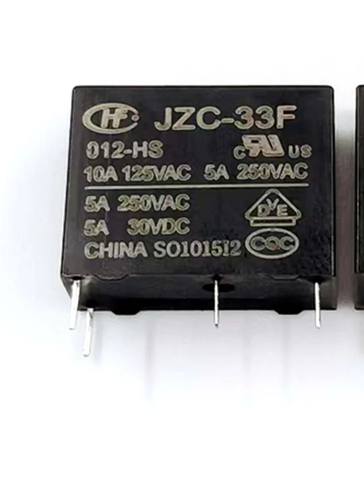 Piezas de 2 JZC 33F, relé 012 HS, 12V, 5A| | - AliExpress