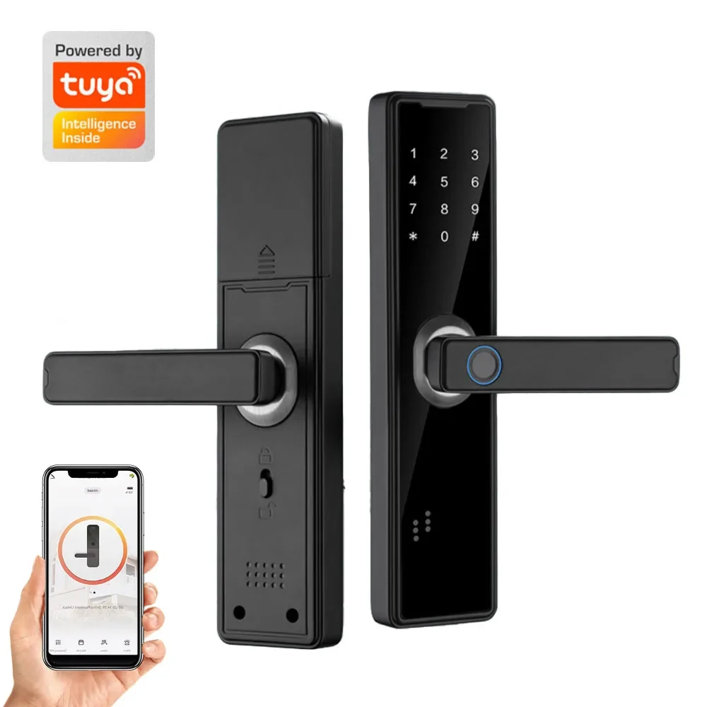 PHIPULO-New-Smart-Door-Lock-Tuya-App-Biometric-Fingerprint-Remote ...