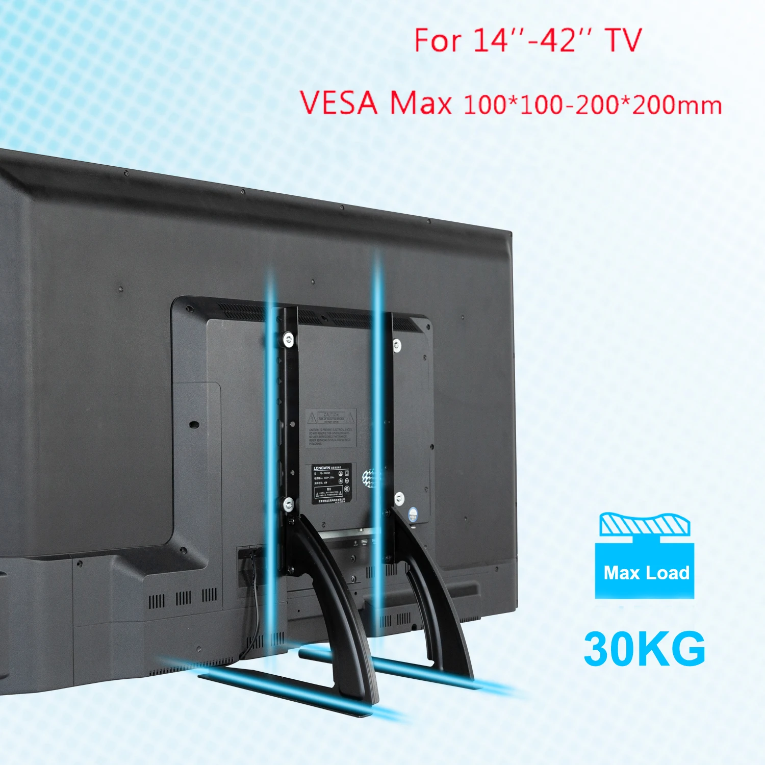 Universal-TV-Stand-Legs-TV-Feet-for-LCD-LED-OLED-Plasma-TVs-Table-Top ...