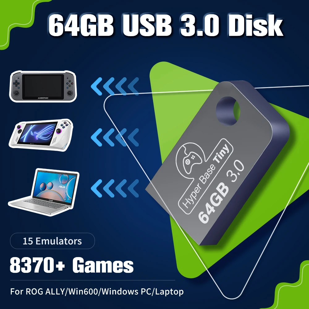 Retrobat-Port-til-USB-3-0-Flash-Drive-64GB-com-8370-Jogos-15-Emuladores ...