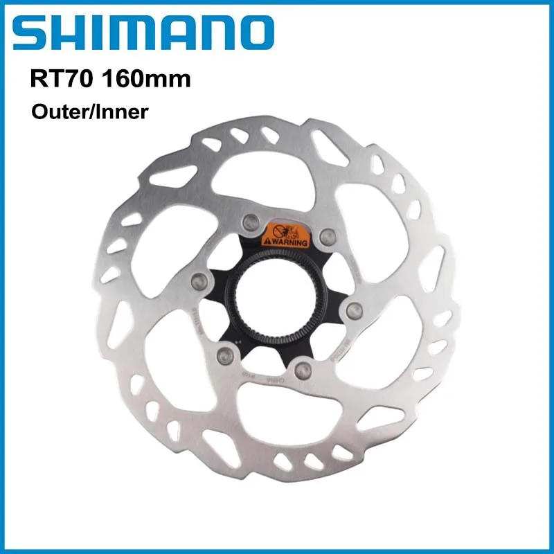 Shimano-Rotor-RT70-140mm-160mm-180mm-Disc-Brake-Rotors-Outer-or-Inner ...