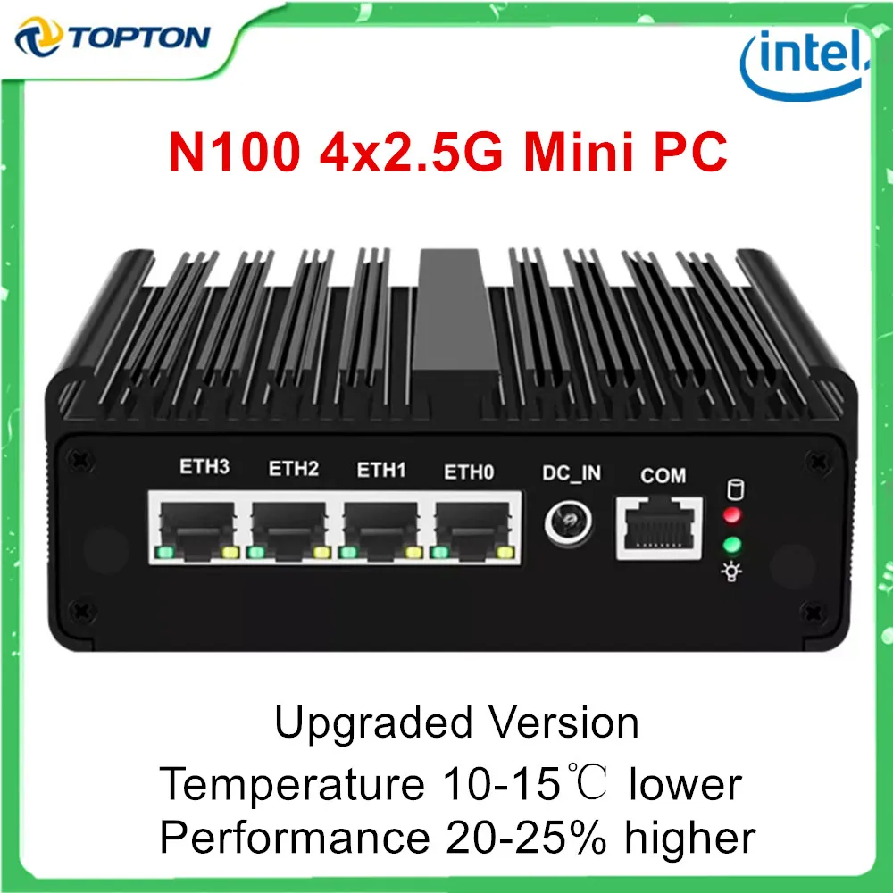 4x-i226-V-2-5G-Solid-Micro-Firewall-Appliance-Intel-N100-Fanless-Mini ...