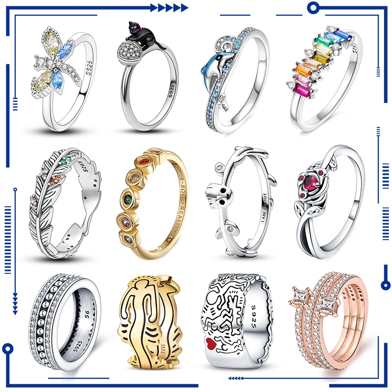 2023 New in Hot Unisex Jewelry Marvel Groot Leaf Ring Women Gift 925 ...