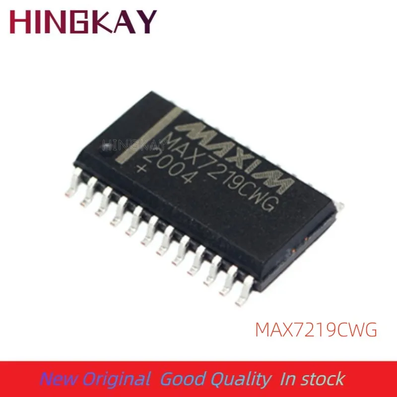 10pcs MAX7219 MAX7219CWG MAX7219EWG SOP24 SMD Display original ...