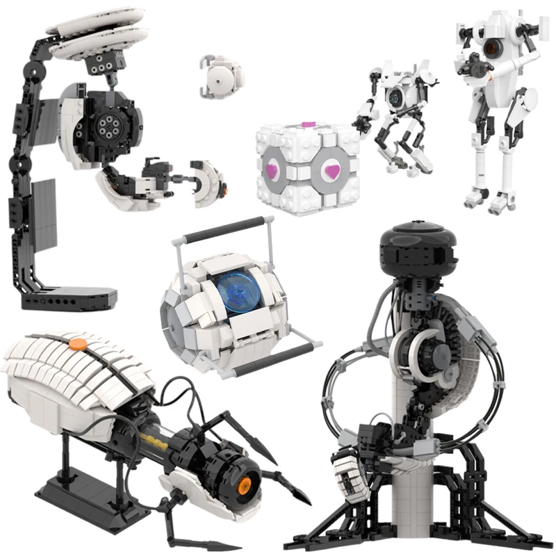 MOC-Future-science-fiction-game-Apertured-Portal-2-GLaDOS-Atlas-and-P ...