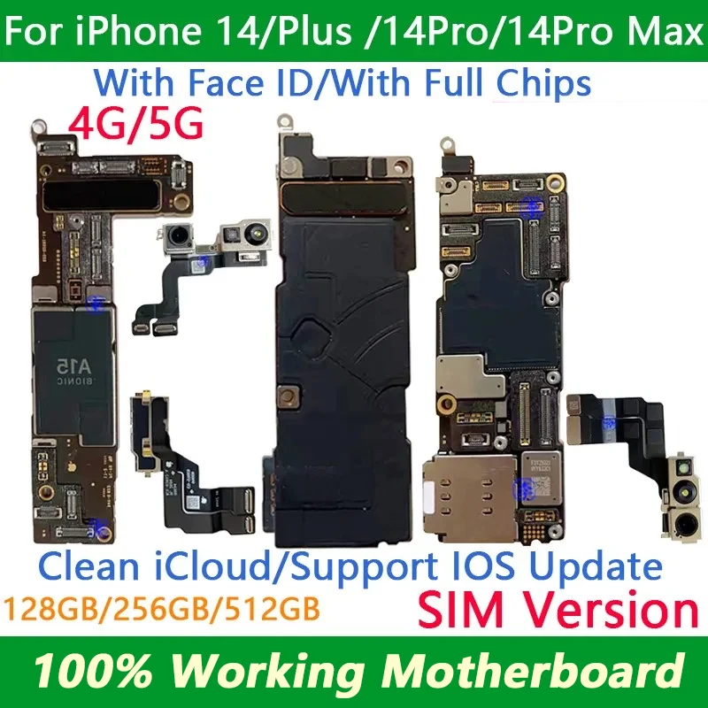 A-Plate-For-iPhone-14-14-Pro-Max-Motherboard-With-Face-ID-Support ...