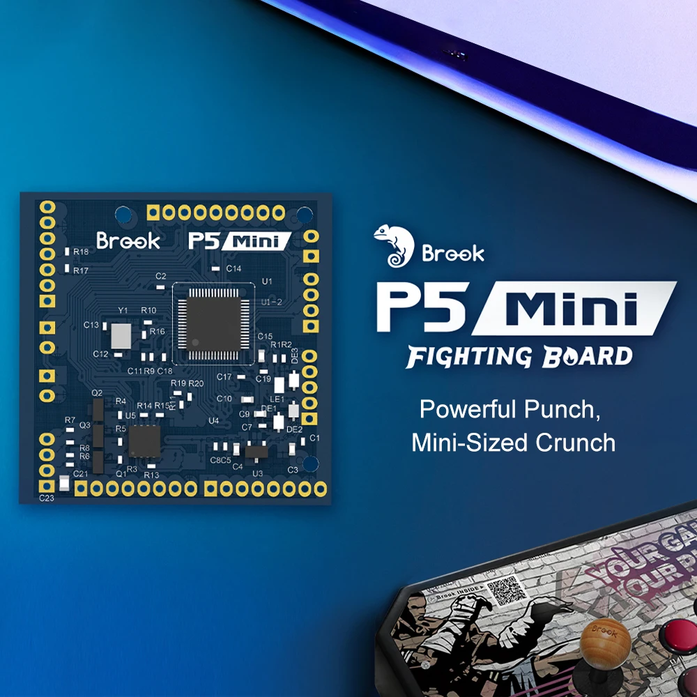 Brook-P5-Mini-Fighting-Board-Mini-Hitbox-PCB-Arcade-Leverless ...