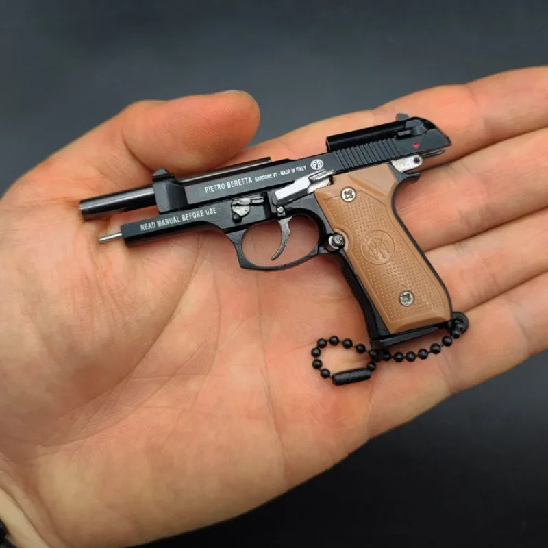1-3-M92-Alloy-Toy-Gun-Model-Detachable-Exquisite-Metal-Keychain-Look ...