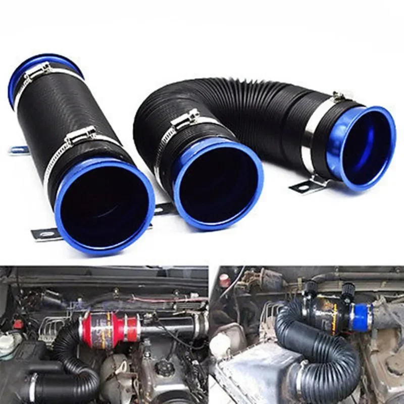 New-1Pcs-76MM-Car-Cold-Air-Turbo-Intake-Inlet-Pipe-Adjustable-Flexible ...